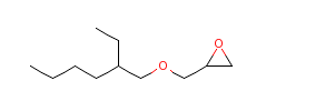 C11H22O2 Aliphatic Glycidyl Ether 2 Ethylhexyloxy 2 3 Epoxypropane